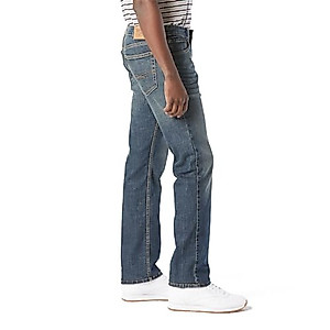 Levi Strauss Signature Gold Men's Relaxed Fit Flex Jeans (Available in Big & Tall), Headlands, 38W x 32L
