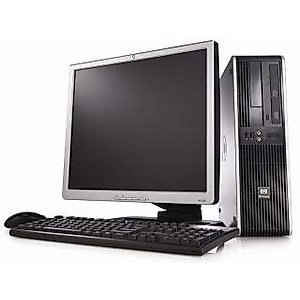 HP Intel Core 2 Duo 3.0GHz - New 4GB Memory - 160GB HDD- DVD ROM - Windows 7 Pro 64-Bit + 17 Inch Monitor(Brands may vary) + WiFi + Speaker-(Certified Reconditioned)