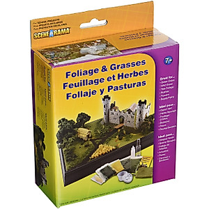 Woodland Scenics SP4120 Scene-A-Rama Foliage and Grasses Kit, Multicolor