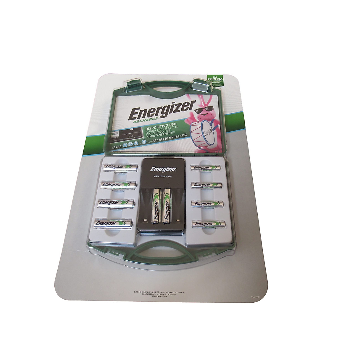Energizer Recharge, 6 AA and 4 AA Rechargeable Batteries with 1 Charger