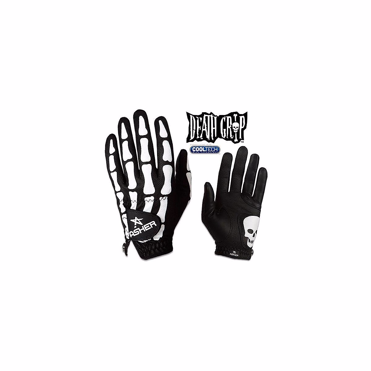 Asher Men's Deathgrip Left Hand Glove, Black, X-Large