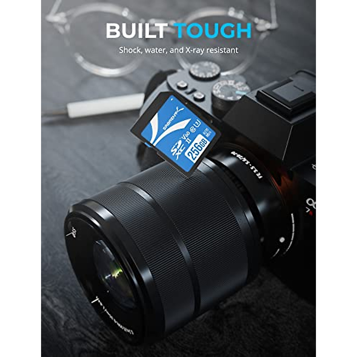 SABRENT Rocket V60 256GB SD UHS-II Memory Card R270MB/s W170MB/s (SD-TL60-256GB)