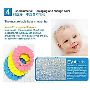 GUAngqi Water Resist Children Wash Hair Shampoo Shield Bath Shower Waterproof Cap Hat