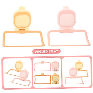 Cabilock 4 Pcs Towel Rack Bath Hand Towel Ring Blanket Ladder Single Towel Bar Towel Storage Wall Towel Bar Kitchen Hand Towel Holder Bathroom Towel Ring No Trace Pp Hanger Individual