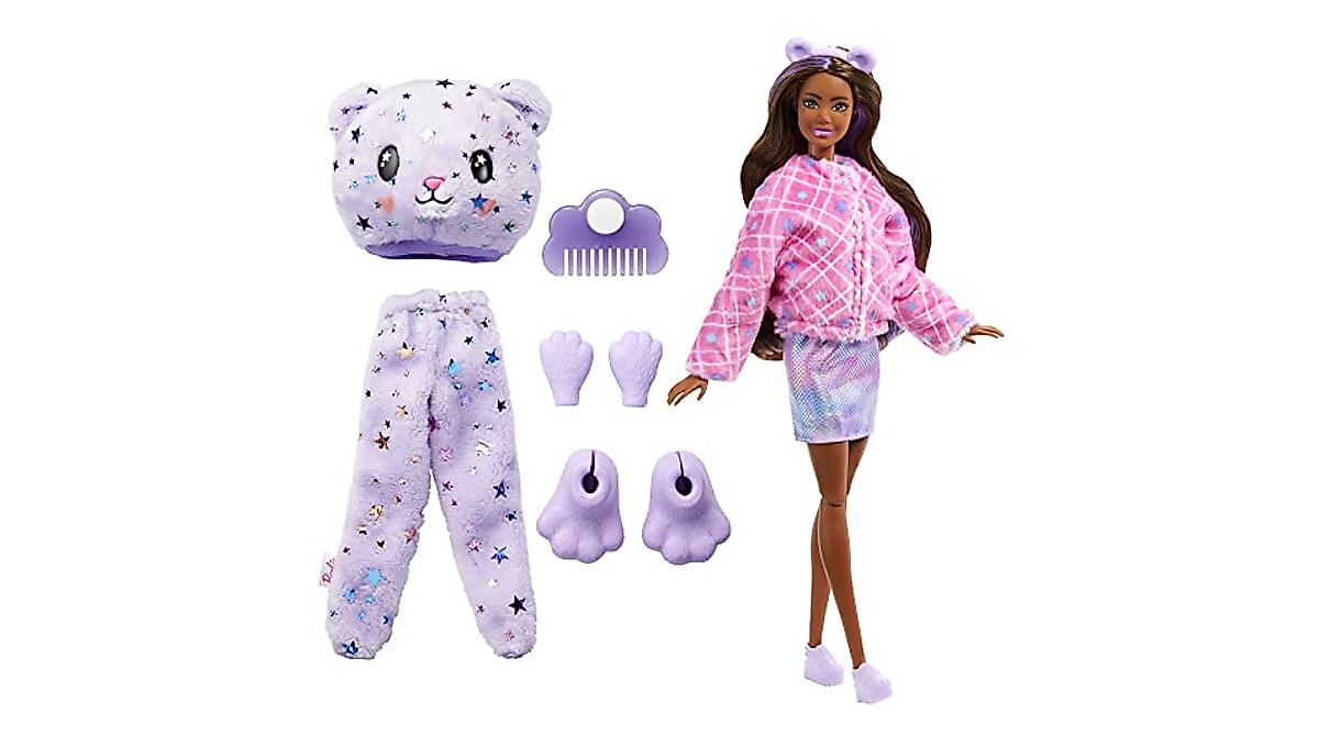 Barbie Cutie Reveal Doll with Teddy Bear Costume & Surprises