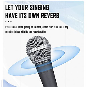 weymic Wm58 Classic Style Dynamic Vocal Instrument with Clean Sound, Metal Body Microphone (not with Cable)