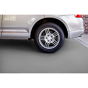 KILZ 1-Part Epoxy Acrylic Concrete and Garage Floor Paint, Interior/Exterior, Satin, Silver Gray, 1 Gallon