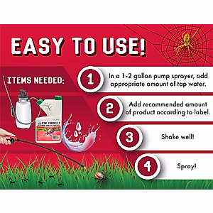 7.9% Bifenthrin Insecticide - 16 Ounces - (Compare to Leading Brands) – Professional Insect Control - Kills on Contact - Fire Ants, Ticks & More