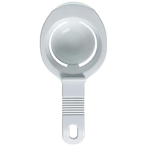 Symak k0184 White Plasic Egg Separator, Silver