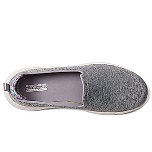 Skechers Women's GO Walk Flex-Clever View Sneaker, Gray, 5