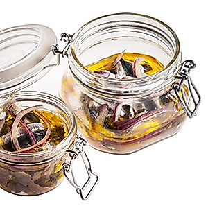 BORMIOLI ROCCO .5L Glass Canning Jar, 1 EA