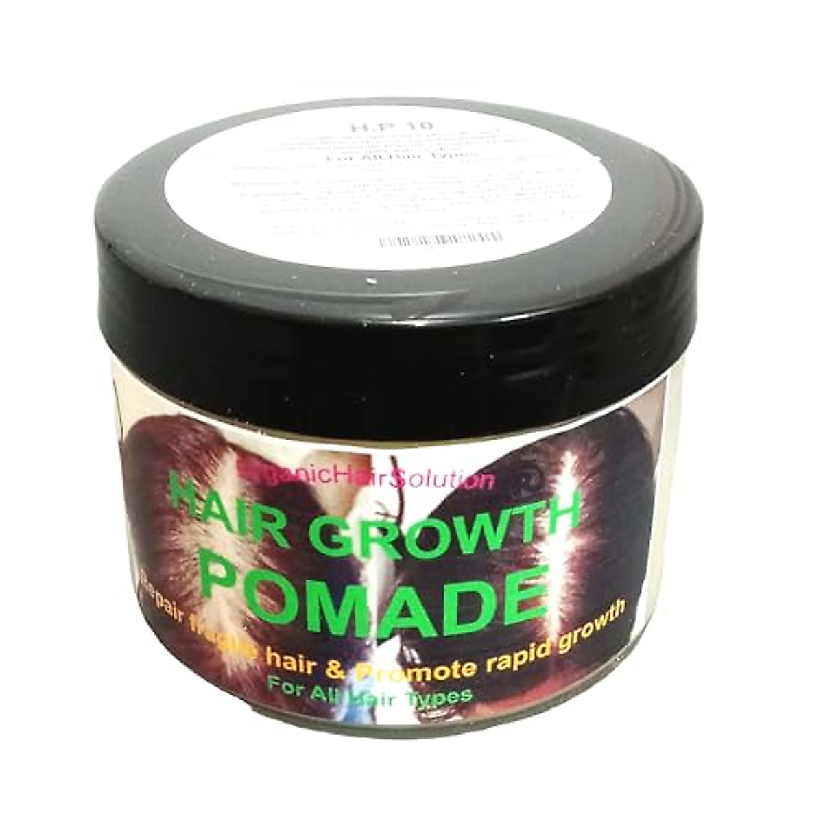 Organic Hair Solution-Hair Growth Pomade Grease with Peppermint-Mango Butter-Tea Tree - Argan- Jojoba seed- Avocado- Castor oil- For Scalp and Hair-For Stronger, Thicker Longer Hair-NOURISH & STRENGTH