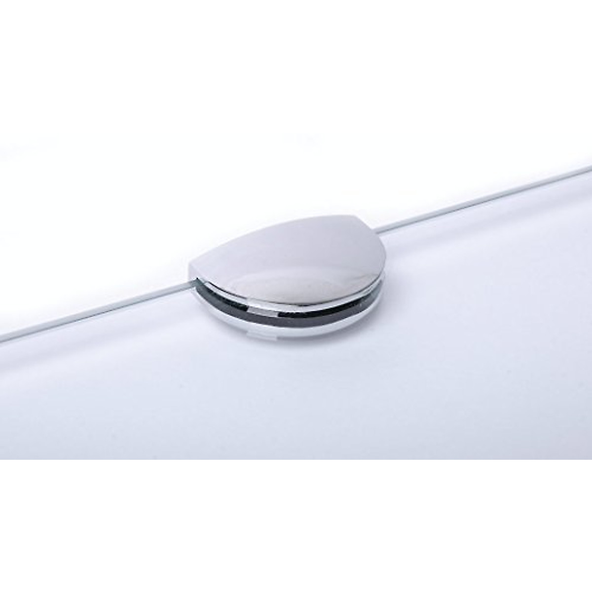 BSM Marketing 600mm (24 inches) by 150mm (6 inches) Glass Shelf for Bathroom, Kitchen Bedroom