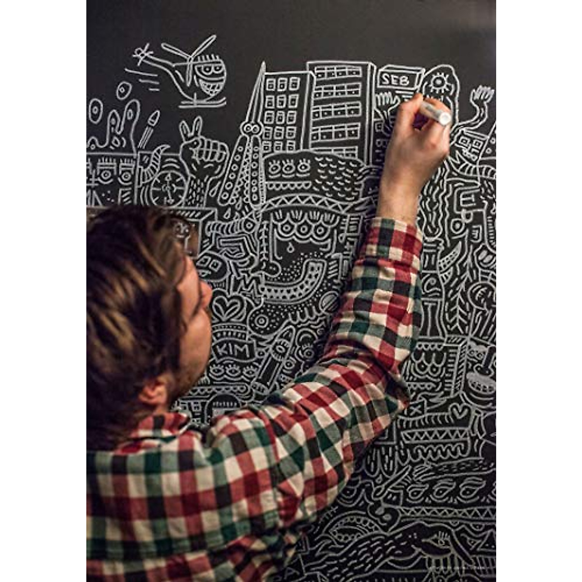 Montana Cans Acrylic Paint Marker, 30mm, Broad, Shock Black