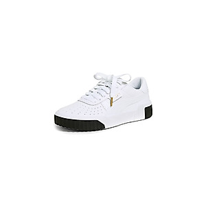 PUMA Womens Cali Sneaker, PUMA Womens white-PUMA Womens black, 6