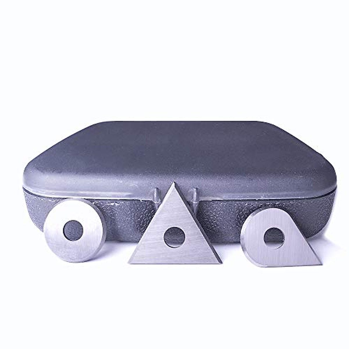 Spealloy Carbide Paint Scraper Replacement Blades Round, Triangular and Drop Shaped Scraper Blades Fits BAHCO 625 Hand-hold Scrapers, for Removing Paint Glue Varnish Rust,3pcs/set