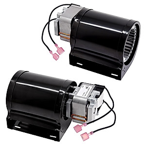 Replacement Blower Motor for Lopi Freedom Bay & Freedom II & Answer & Revere, Avalon Olympic 1190 Wood Stove Insert, 99000137 99000123 99000190 99000126 99000128 99000133 Blower Fan (Left + Right)
