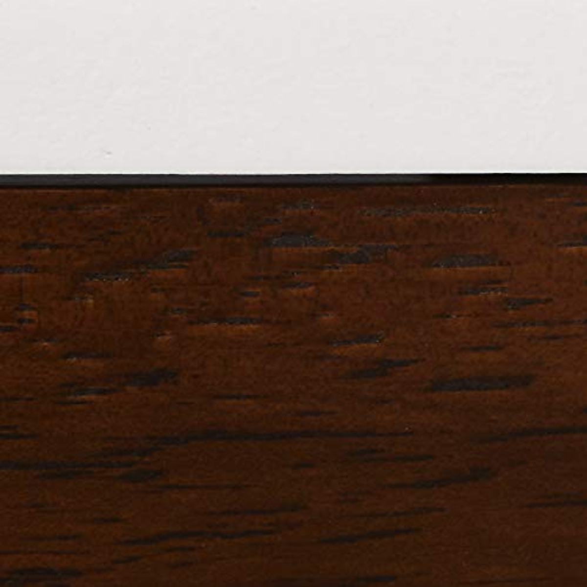 Kings Brand Furniture Dining Room Kitchen Wood Side Chair (Set of 4), Walnut/White