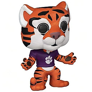Funko POP College: Clemson - The Tiger (Home Orange Paw Multicolor