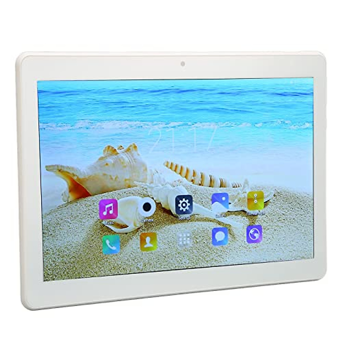 10.1 Inch Tablet, Gold 2.4G 5G WiFi Tablet PC 10 Core Front 500w Rear 1300w for 11.0 for Painting US Plug