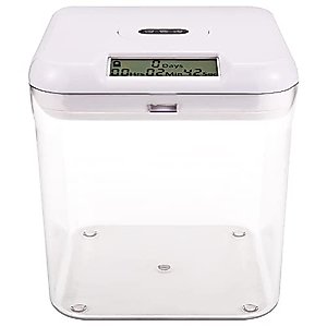 Tcoivs Timed Lock Box, Phone Lock Box with Timer, 6.5" Time Lock Safe, Time Locking Container for Cell Phone, Snacks and Other Tempting Items