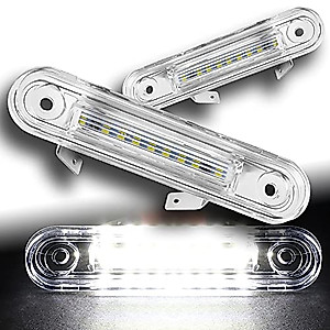 EPARTS White 6000K 18-SMD LED License Plate Tag Light lamp Compatible With 1984 - 1991 Mercedes-Benz W124 E-Class / 1992 - 1997 Mercedes-Benz W201 E-Class / 1993 - 1997 Mercedes-Benz W202 C-Class