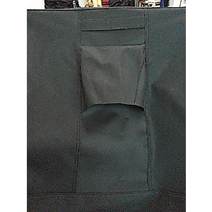 Garden Home Heavy Duty BLACK 64 INCH Grill Cover with Brush