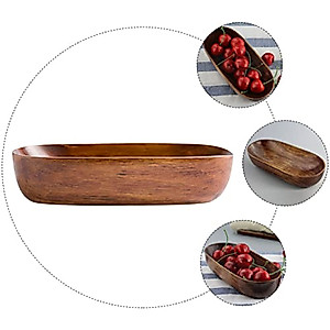 Flatware Tray Wooden Pallet Cake Tray Snack Container Cookie Plate Entryway Bowl Snack Bowl Afternoon Tea Tray Dessert Plate Tableware Tray Paper Cup Light Brown Tableware 1pc