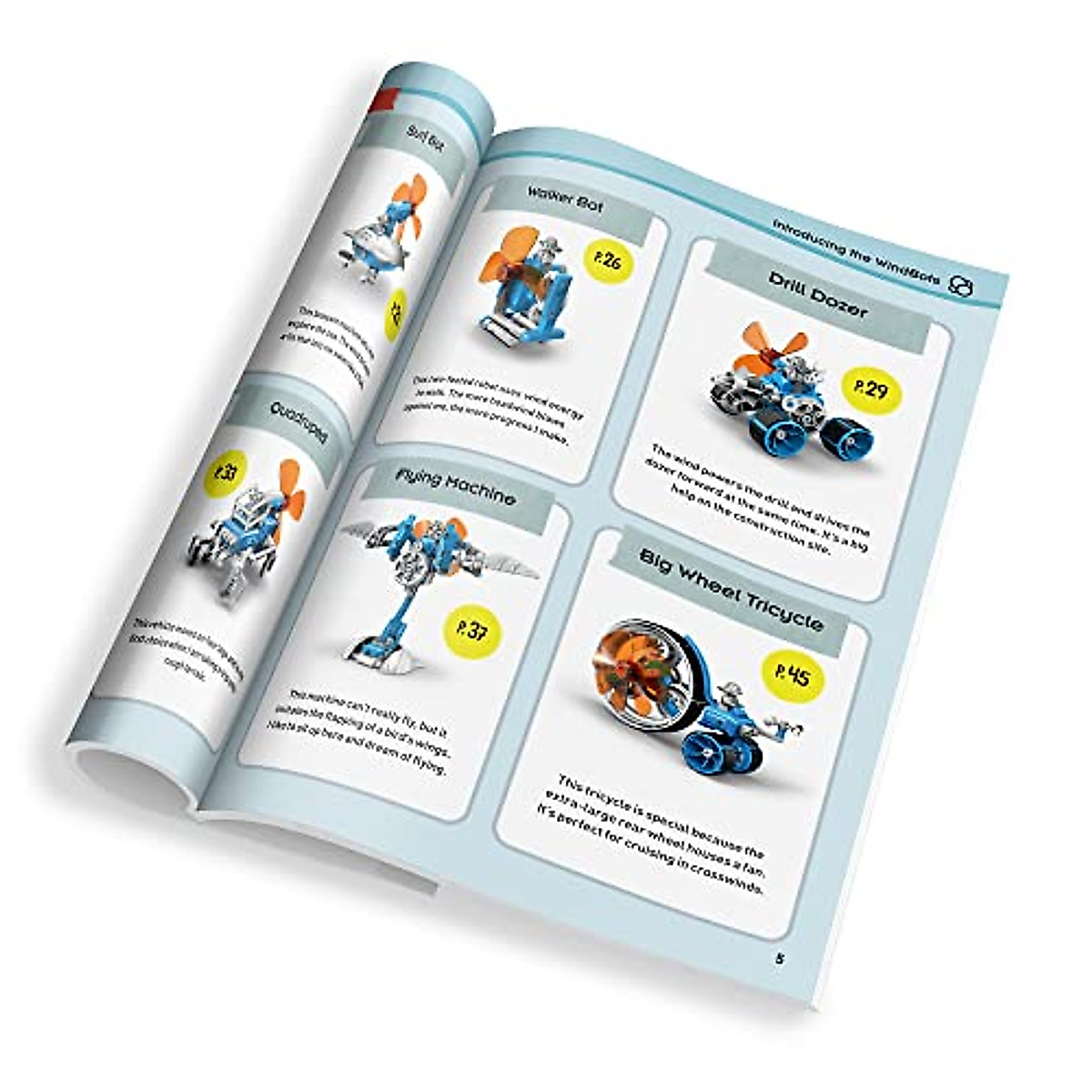 Thames & Kosmos WindBots 6-in-1 Engineering STEM Kit | Build 6 Wind-Powered Bots, No Batteries/Electricity Required | Explore Wind Technology, Gear Ratios & More | Full-Color Manual & Experiment Guide