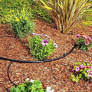 500'ft Drip Irrigation Line 1/4" Tubing Roll, 6" Emitter Spacing .52 GPH Black (.170 ID x 240 OD) (500' Foot Roll)