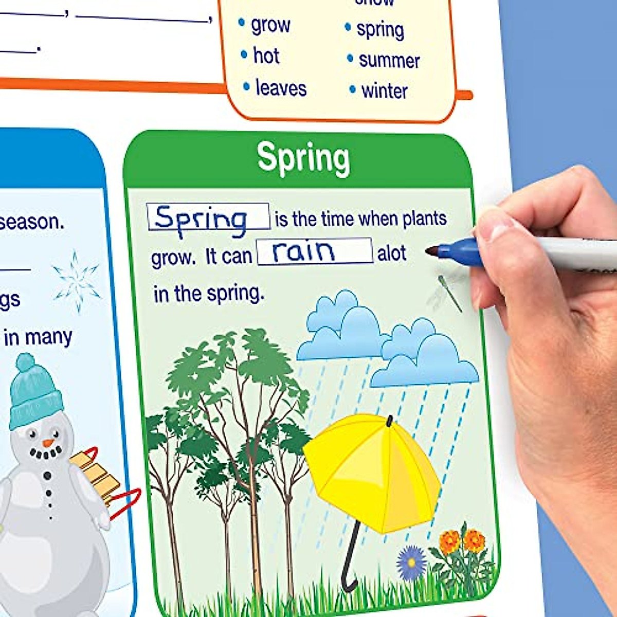 NewPath Learning 10 Piece Science Curriculum Mastery Flip Chart Set, Grade 1