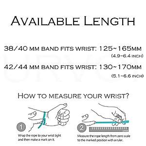 Slim Double Tour Genuine Leather Band for iWatch Series 8/Ultra/7/6/SE/5/4/3,Replacement Bracelet for Apple Watch Band 38mm 40mm 42mm 44mm 41mm 45mm 49mm,Strap,Brownness Wristband