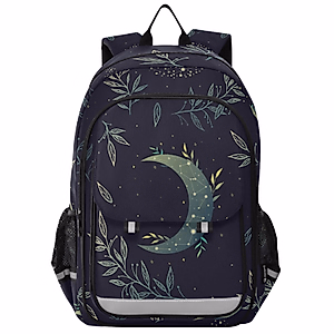 ALAZA Space Stars Constellations Herbs Casual Backpack Bag Travel Knapsack Bags