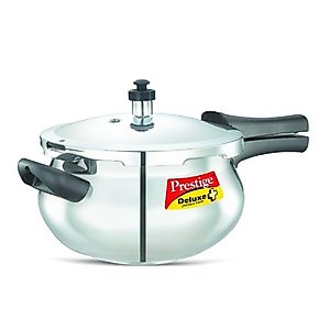Prestige Deluxe Stainless Steel Handi Cooker, 4.5 Liters