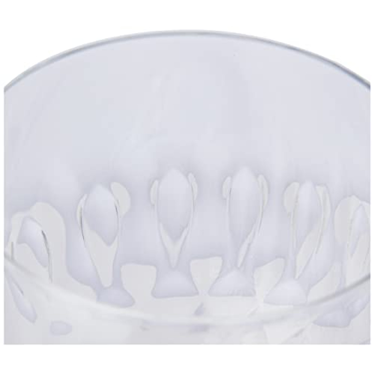 Luigi Bormioli Diamonte 22 oz, Set of 4 All Purpose Balloon Stem, 650ml, Clear