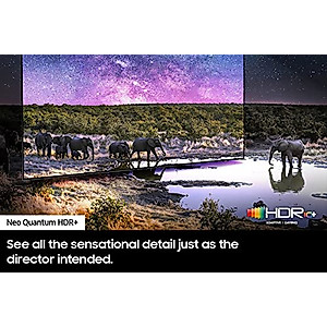 Samsung QN55QN90CAFXZA 55 Inch Neo QLED Smart TV with 4K Upscaling with a 5S-PS4-US1 4-Outlet Power with Omniport USB (2023)