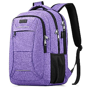 BIKROD Backpack for Men, Large School Backpacks for Teens Water Resistant Travel Back Pack with USB Charging Port, Business Anti Theft Durable Computer Bag Gifts Fits 17.3 Inch Laptop