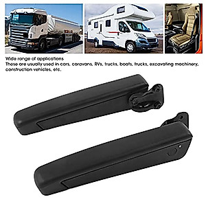 Car for Seat Armrest Pair Car Adjustable for Seat Armrest Shock Resistant PU Sponge Black Flexible Auto Parts Universal for Automobiles Trucks