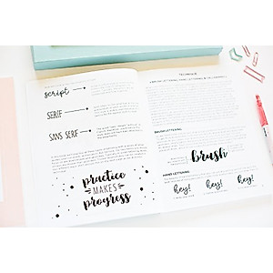 CreateSpace Classics Lettering and Modern Calligraphy: A Beginner's Guide: Learn Hand Lettering and Brush Lettering