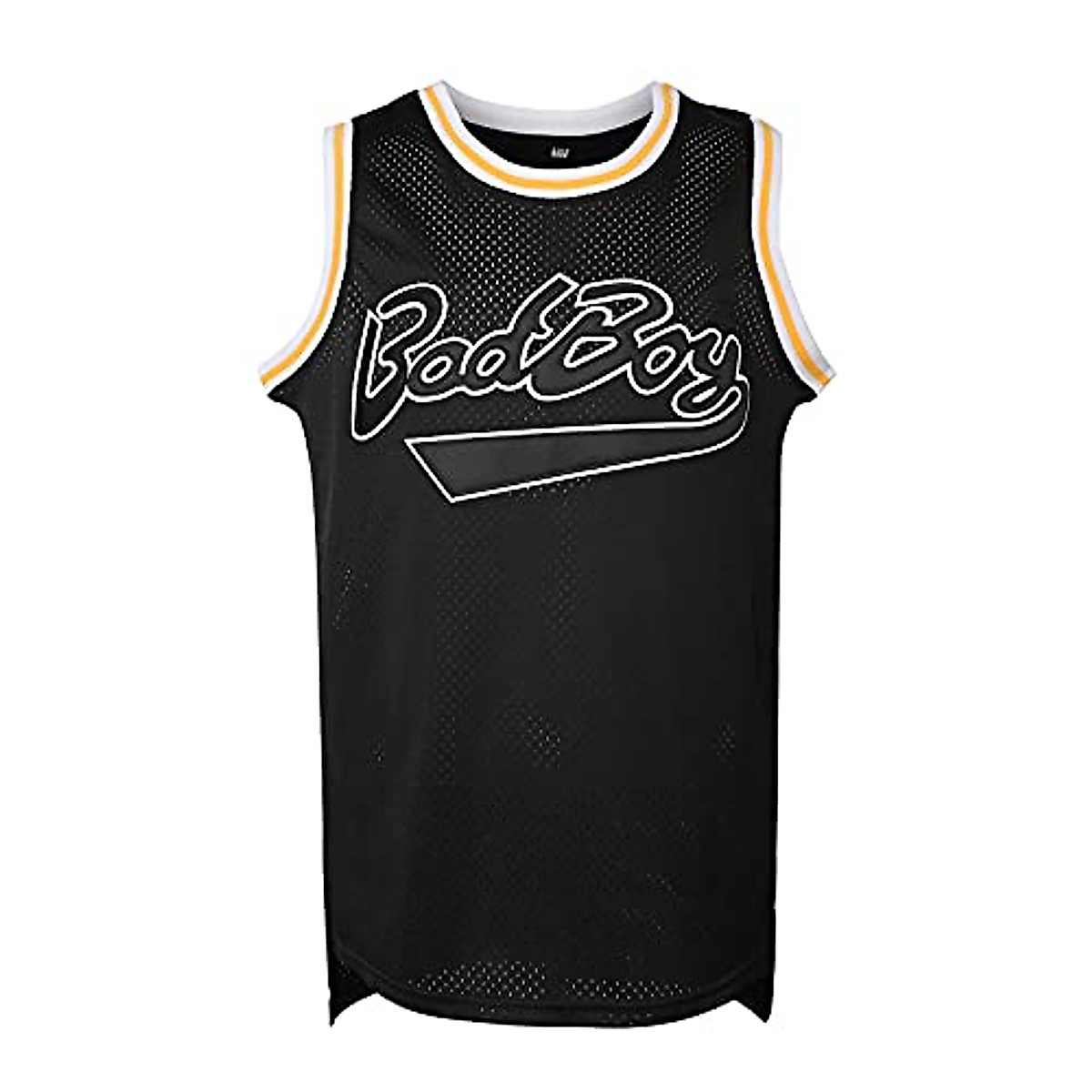 MESOSPERO BadBoy #72 Biggie Smalls Movie Notorious Big 90s Hip Hop Clothes for Party Men Basketball Jersey (Black, XX-Large)