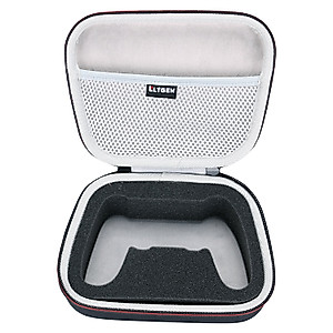 LTGEM EVA Hard Case for Xbox Series X/Xbox Series S/ Xbox One/Xbox One S/Xbox One X Controller, Mesh Pocket Fits Plug & Cables - Travel Carrying Portable Storage Bag