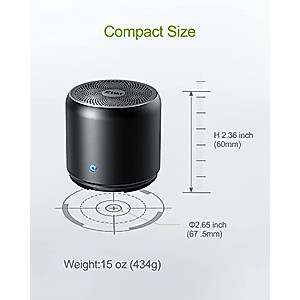 EWA A106Max Loud Bluetooth Speakers Extra Deep Bass, 8W HD Sound Louder Volume Wireless Speaker, Bluetooth 5.0 Wireless for Home, Party, Outdoor, Travel (Black)