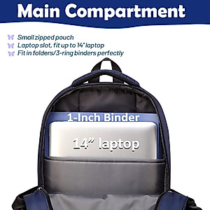 BLUEFAIRY Dinosaure Backpack for Boys Kids Elementary School Bags Primary Dino Bookbags Lightweight Waterproof Sturdy Durable Gift Polyester 17 Inch Age 5-10 (DINOSAUR-BLUE)