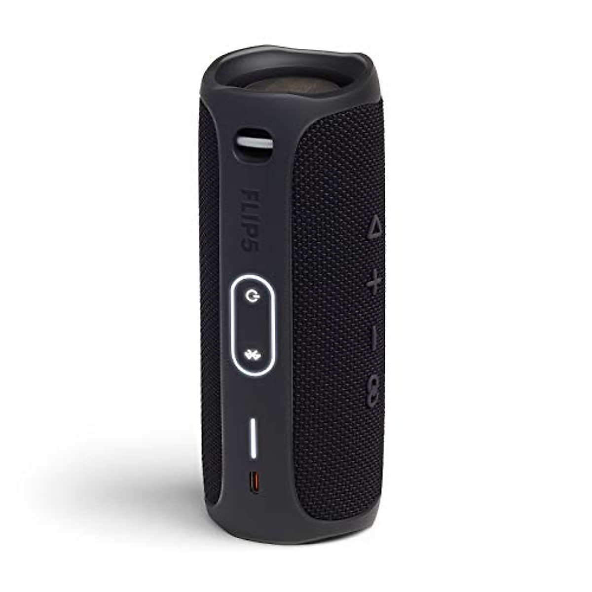 JBL Flip 5 Waterproof Portable Wireless Bluetooth Speaker Bundle with divvi! Protective Hardshell Case - Black