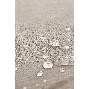 Liz Jordan Hill Beige Luxury Chenille Upholstery Fabric by The Yard Water Cleanable Stain Resistant Material for Chair Fabric for Ac Spirit Off White