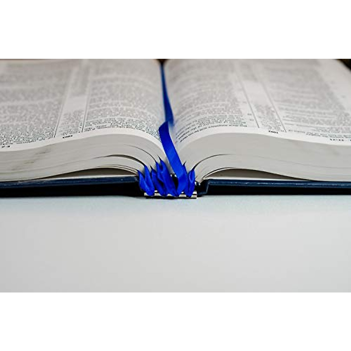 The Patented XactoPage Multi Page Marker Featuring 8 Satin Ribbons (Royal Blue)