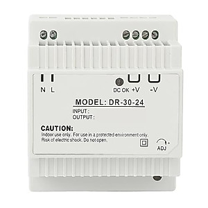 1PCS Switching Power Supply DIN Rail Hollow Shell ABS Multi Protection 30W Switch Power Supply for Lighting Equipment(12v)
