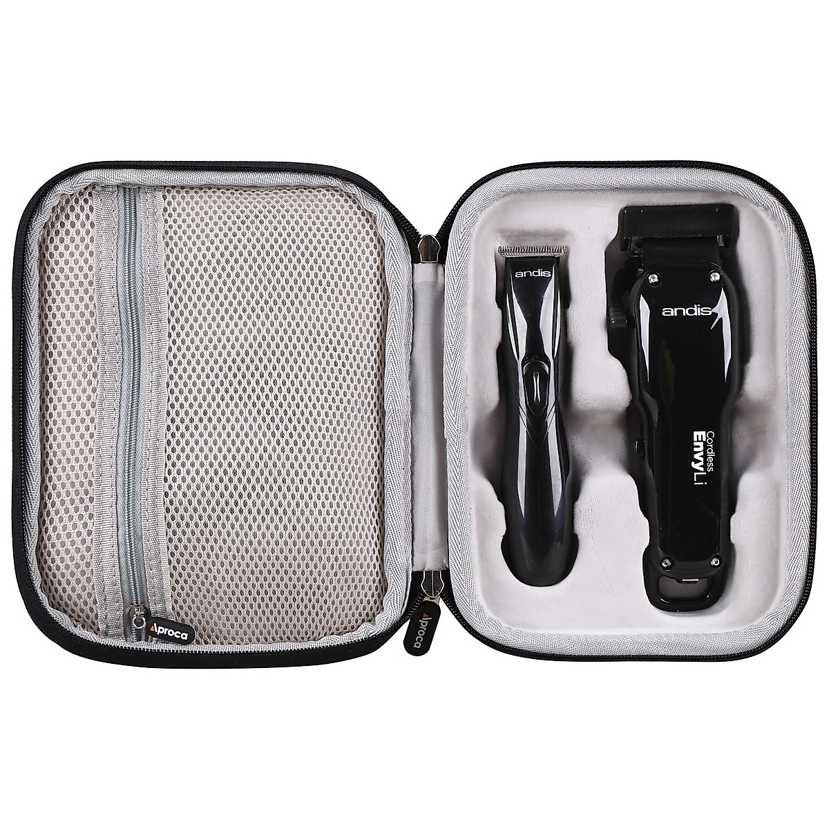 Aproca Hard Storage Travel Storage Case for Andis Professional Cordless Fade Combo Envy Li Clipper & Slimline Li Trimmer 75020