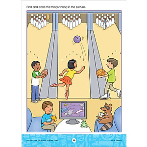 School Zone - Explore the City Kindergarten Learning Workbook - 240 Pages, Ages 5 to 6, Stickers, Alphabet, ABCs, Search & Find, and More (Easy-Tear Top Bound Pad)