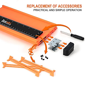 Lenski Gifts for Dad, Stocking Stuffers for Adults Men, Connectable Contour Gauge Tools for Men, Mens Gifts Ideas for Christmas, Dad Gifts for Men Who Have Everything, Cool Stuff Gadgets for Men